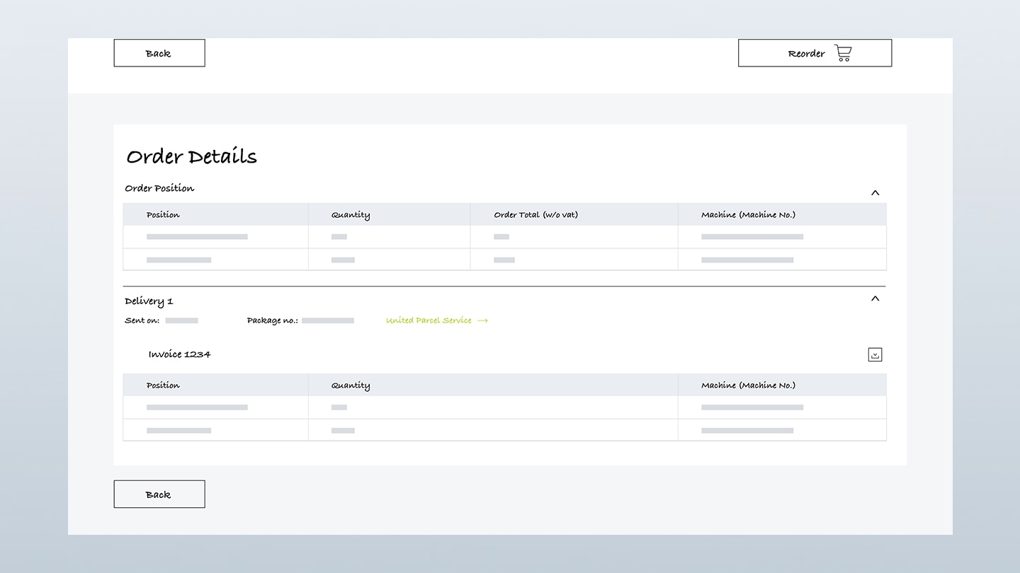 MyTRUMPF User Guide Mijn bestellingen | TRUMPF