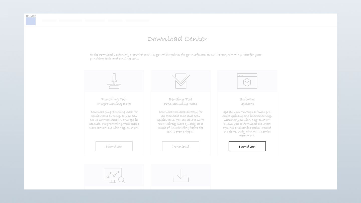 MyTRUMPF User Guide – Software Updates | TRUMPF