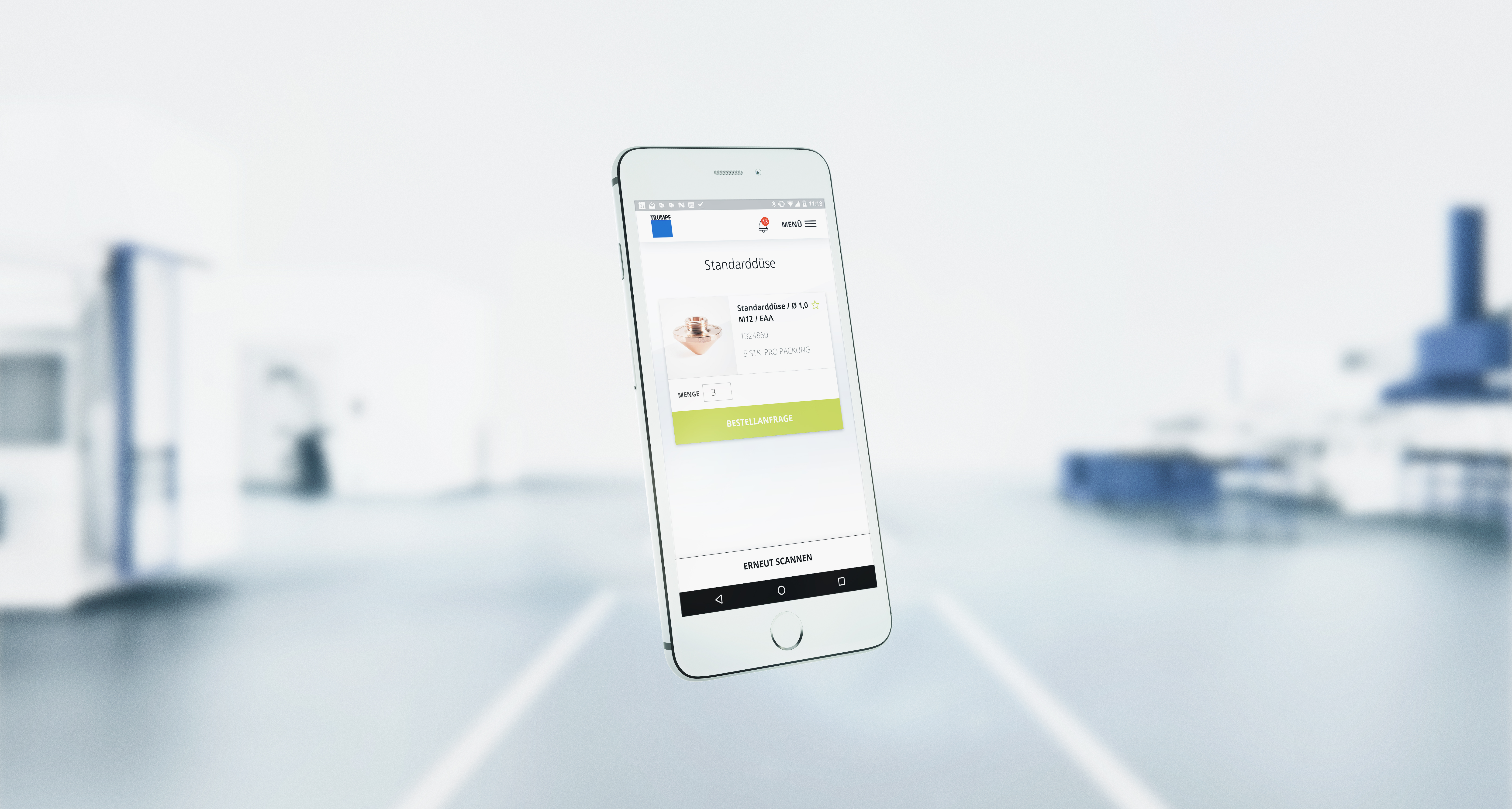 Spare parts at the touch of a button | TRUMPF