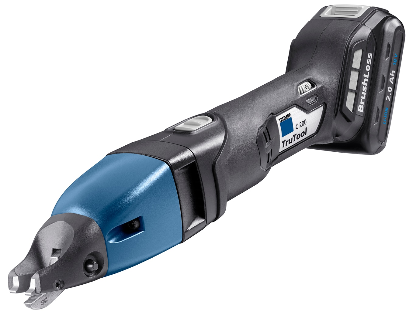 Cordless slitting shear for spiral ducts | TRUMPF