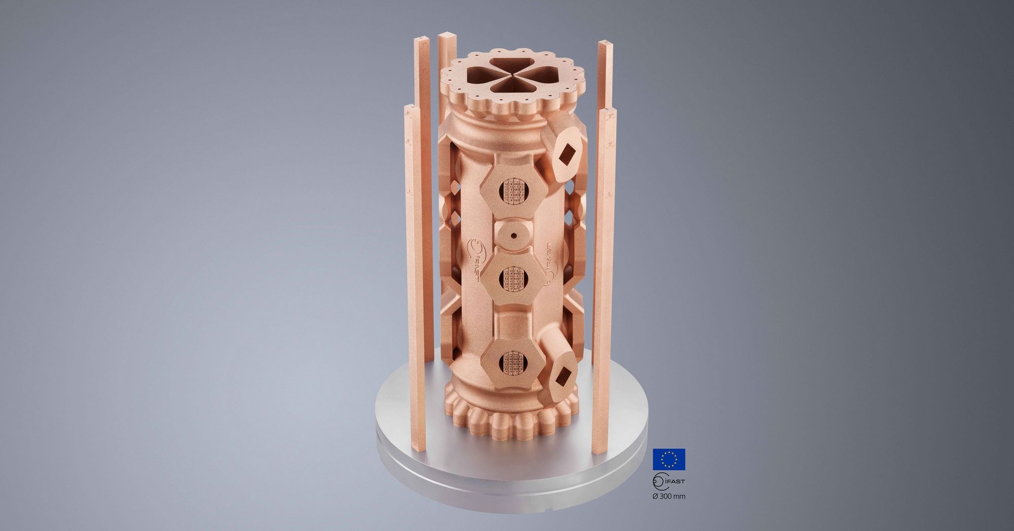 Radio-frequency quadrupole made of pure copper | TRUMPF