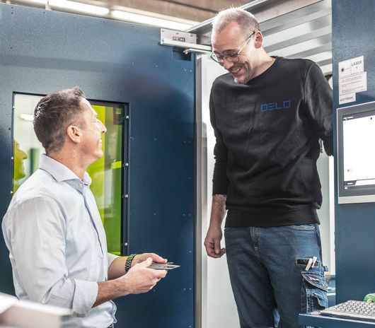 Erfolgsgeschichte unseres Kunden DELO Maschinenbau | TRUMPF