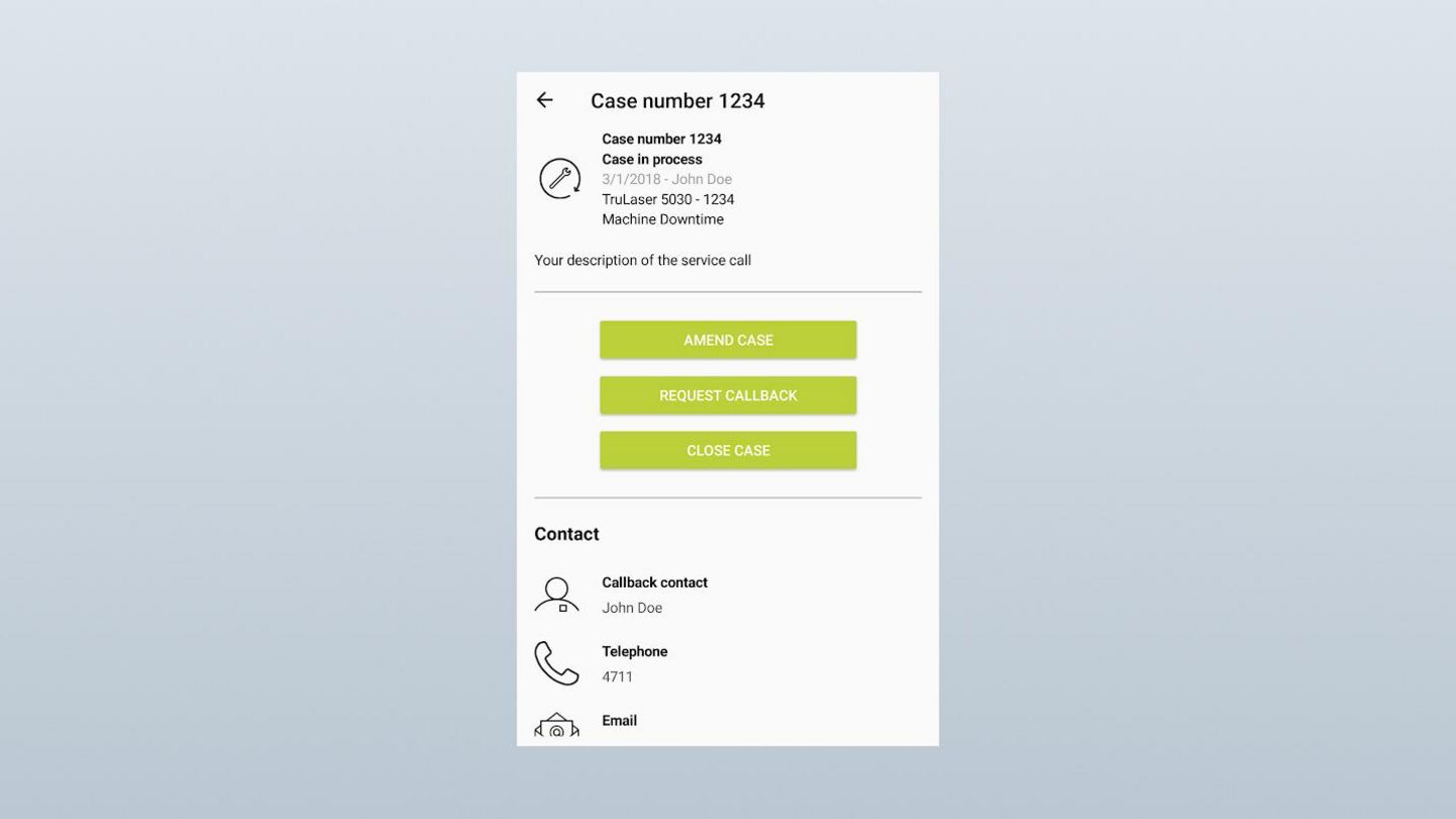 Service app | TRUMPF