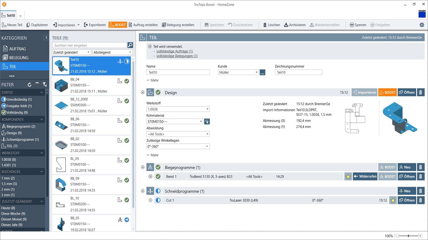 TruTops Boost | TRUMPF