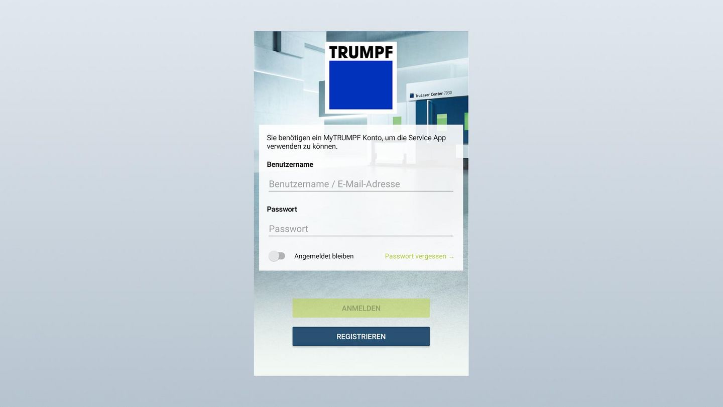 Service App | TRUMPF