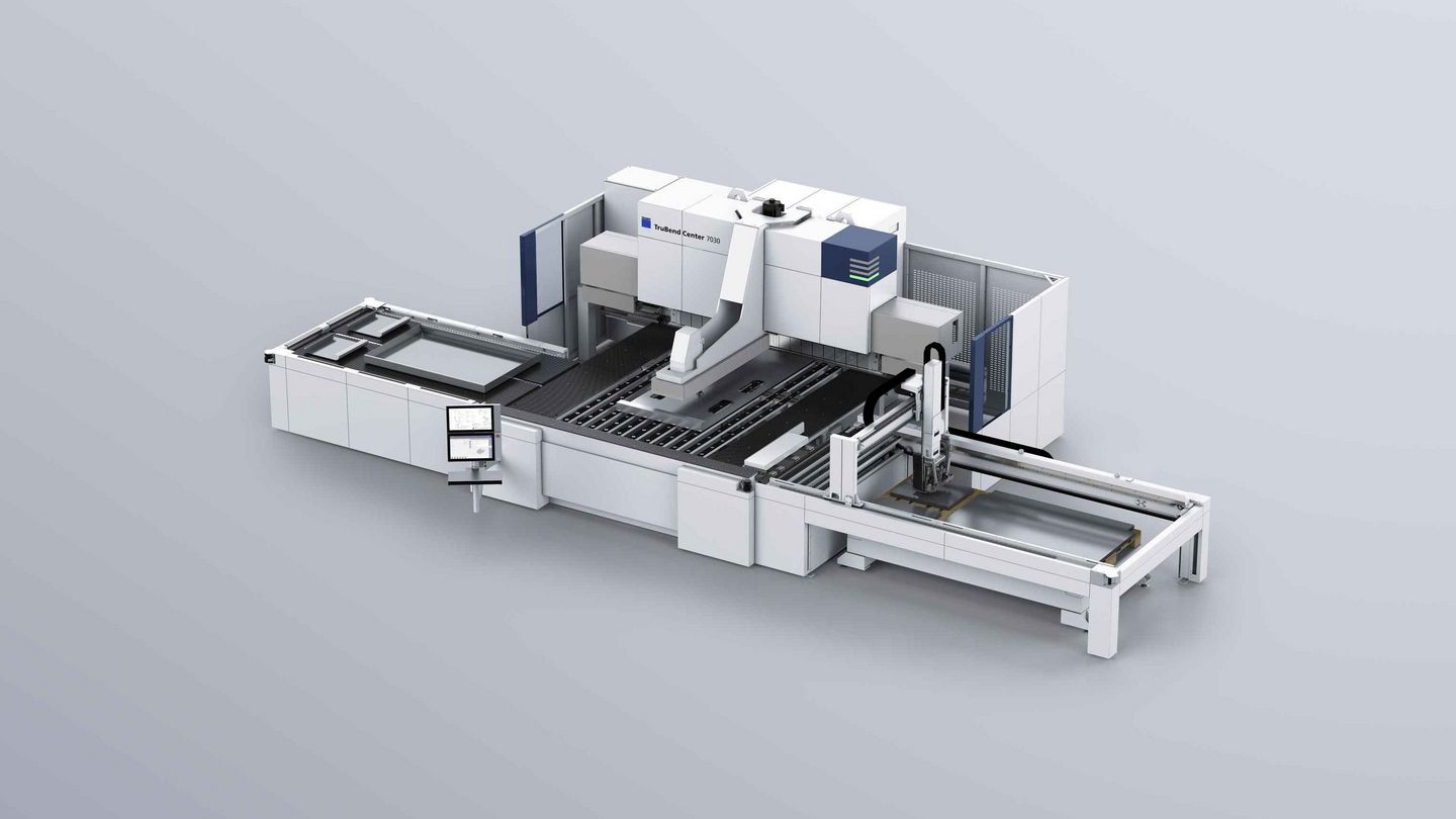 Rapid panel bending with the new TruBend Center 7030 | TRUMPF