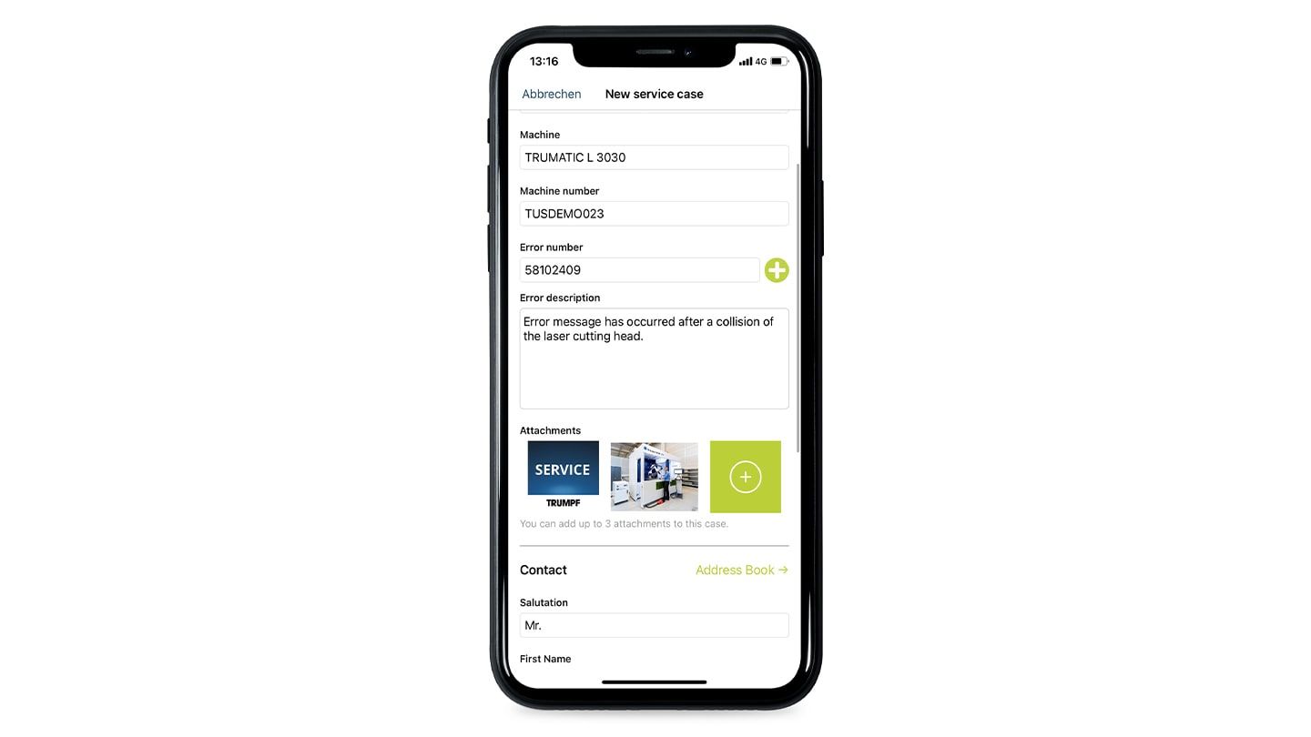 Service app | TRUMPF