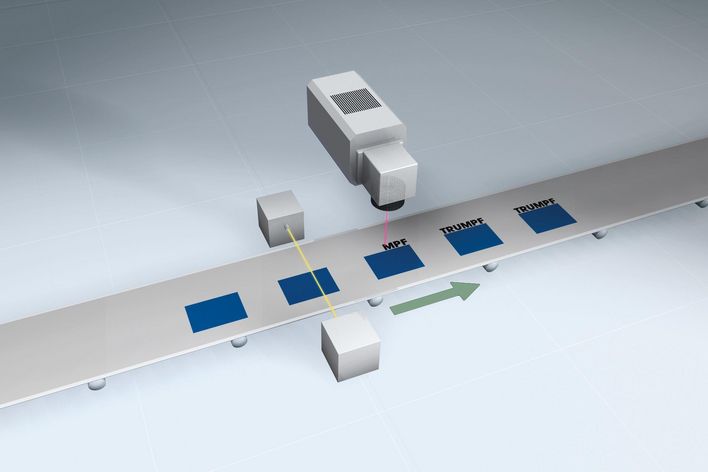 Marking on the fly | TRUMPF