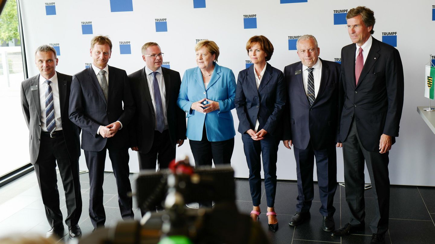 Besuch Angela Merkel | TRUMPF